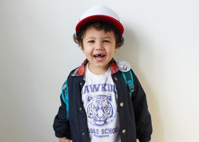 DIY HALLOWEEN COSTUME FOR LITTLES – DUSTIN, STRANGER THINGS
